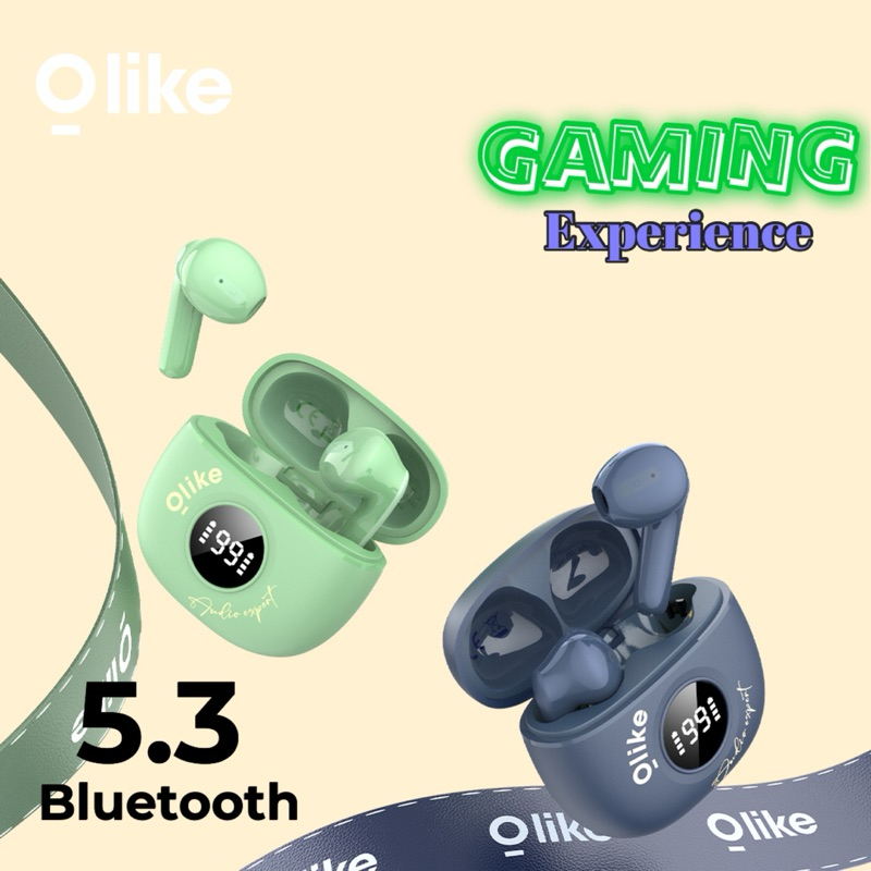 Jual Olike TWS T121 Classical Wireless Earphone LED Display Gaming ...