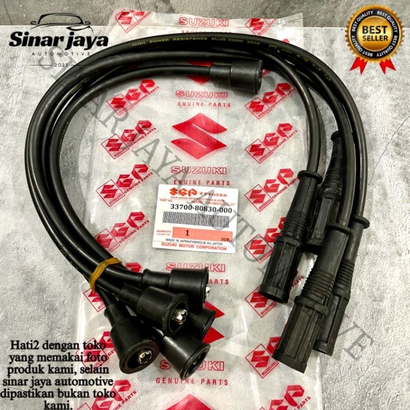Jual Kabel Busi JIMNY KATANA SJ410 Original 33700-80830 1Set | Shopee ...