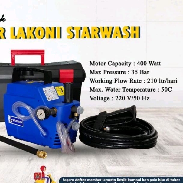Jual Mesin Cuci AC Lakoni Starwash Jet Cleaner Annovi Starwash Lakoni ...