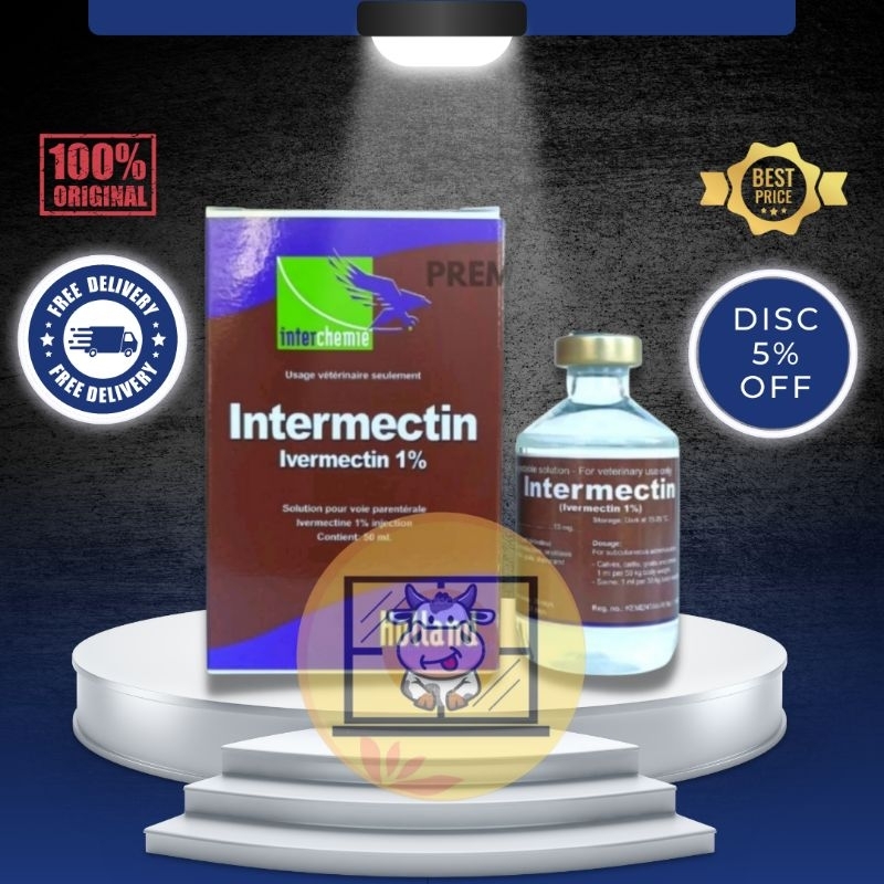 Jual Intermectin 10ml - Antiparasit ektoparasit dan endoparasit ternak ...