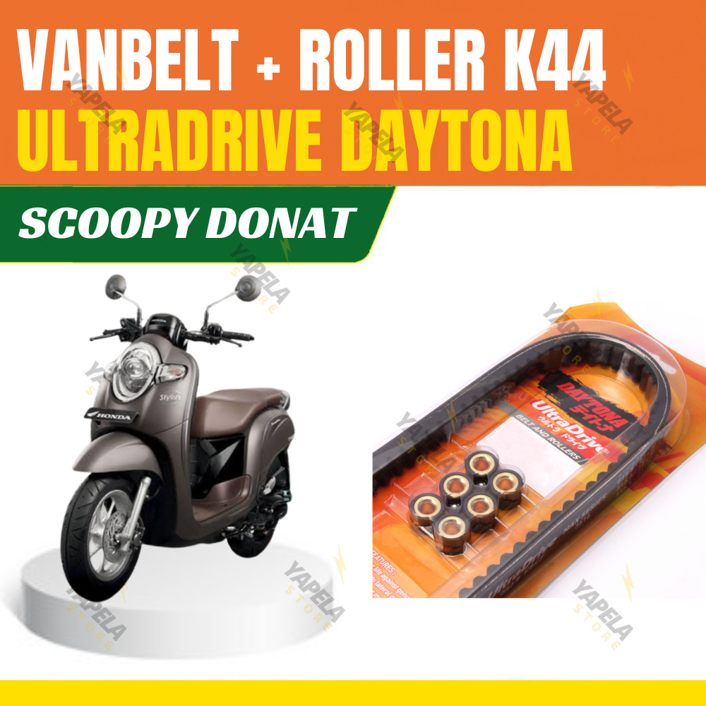 Jual Vbelt Roller Vanbelt Scoopy Donat K44 V-belt Daytona Racing Original Ultradrive 4458 ...