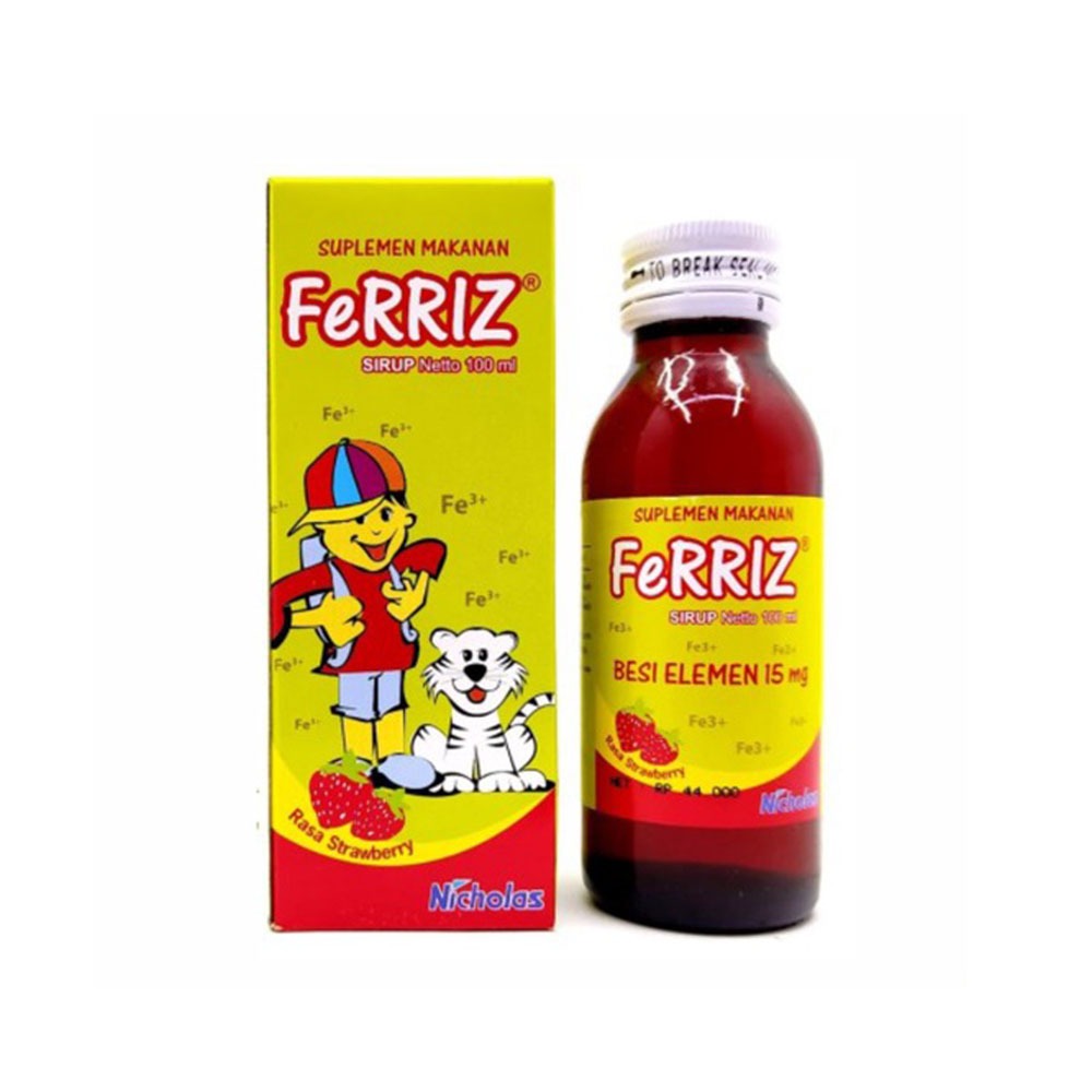 Jual Ferriz Sirup 100 ml #VITAMINANAK#VITAMINZATBESI | Shopee Indonesia