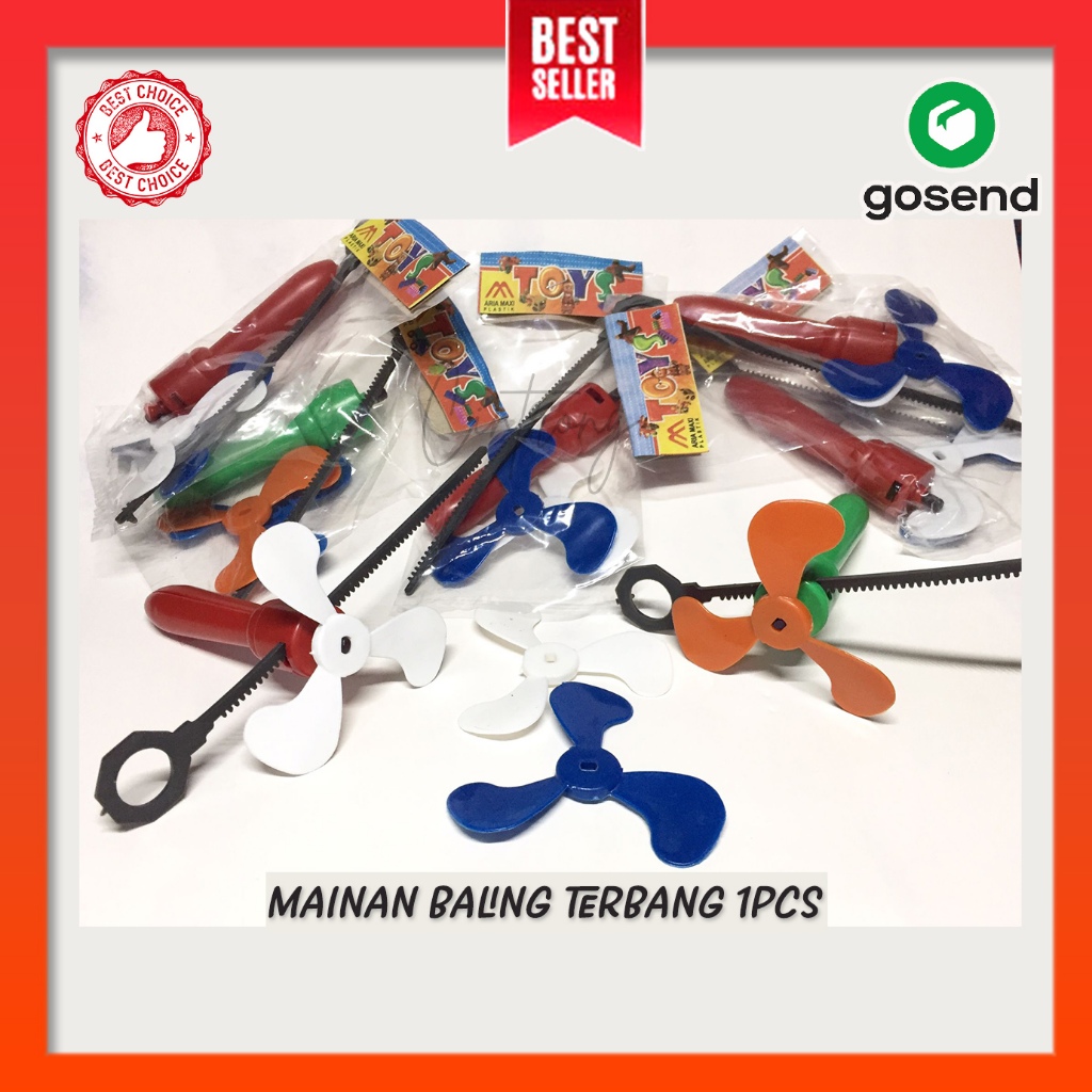 Jual Mainan Gasing Baling Terbang Tarik 1pcs | Shopee Indonesia