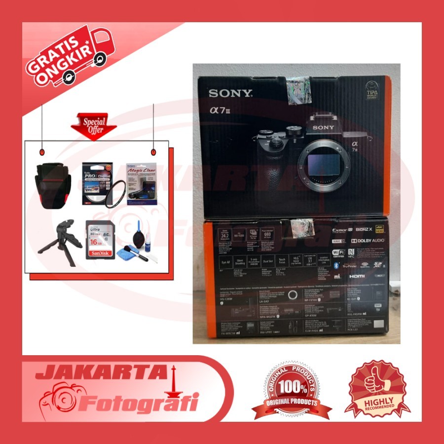 Jual Sony Alpha A7III A7 III Body Only A7M3 | Shopee Indonesia