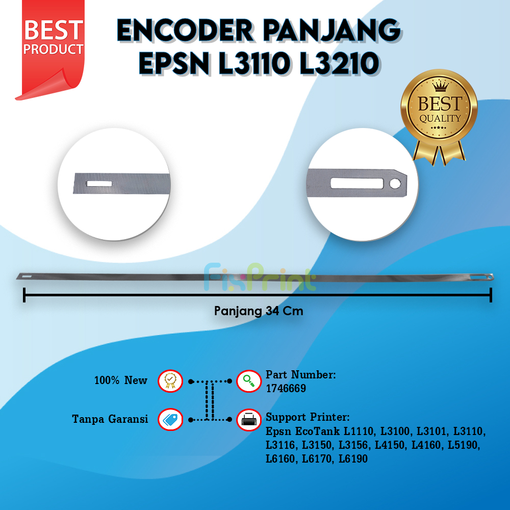 Jual Encoder Panjang Epson Timing Encoder Strip Line Printer L1110 ...