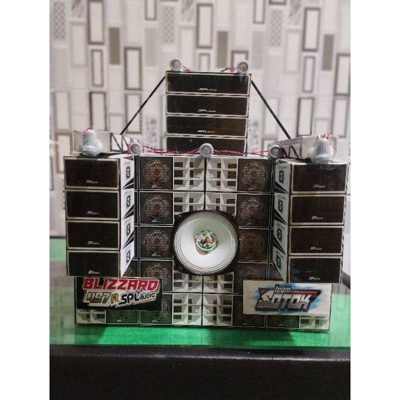 Jual Mainan sound miniatur speaker 3 inchi model blizzard bisa bunyi ...