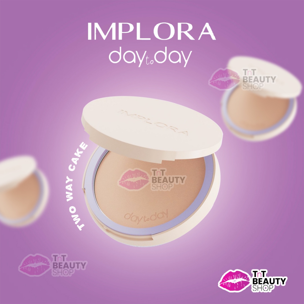 Jual Implora Day to Day Series Two Way cake | TnT Beauty Shop | Shopee ...