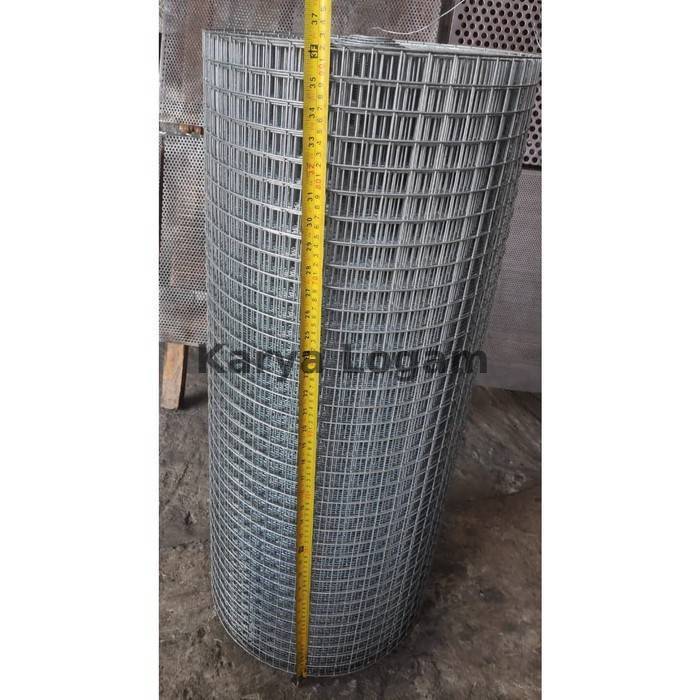 Jual Kawat Loket / Wiremesh Galvanis kotak 25 x 25 mm tebal 2 mm tinggi ...