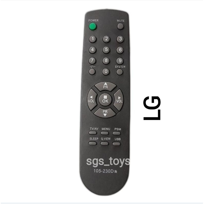 Jual REMOTE TV LG TABUNG HITAM 230D SYSTEM | Shopee Indonesia