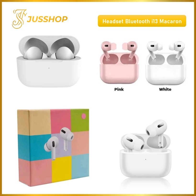 Jual Headset Bluetooth TWS i13 Macaron Earphone Wireless HiFi Stereo ...