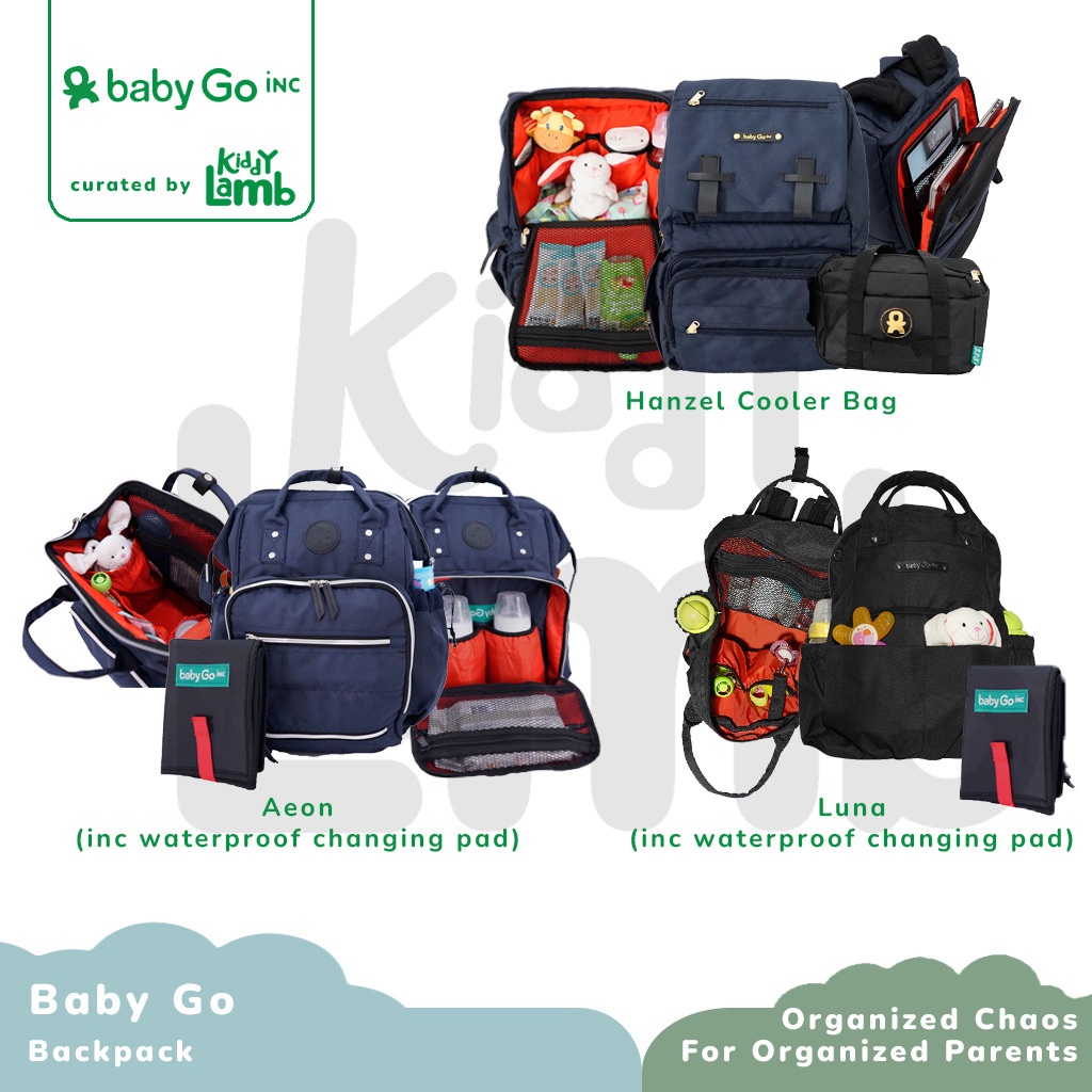 Jual BabyGo Diaper Bag & Cooler Bag / Aeon Luna Harley Nema Hanzel Luca ...