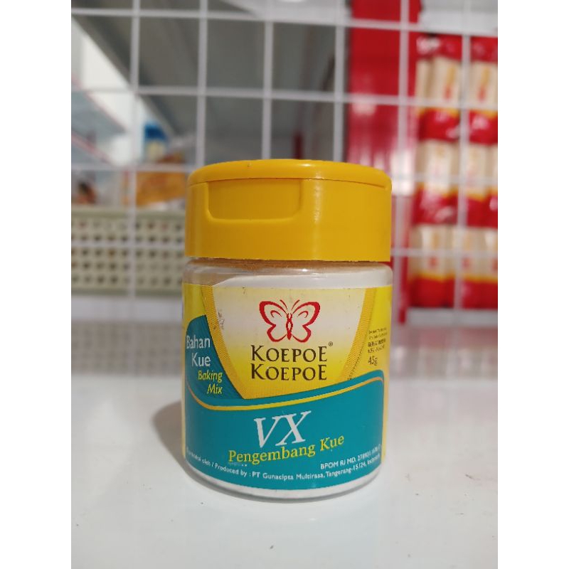 Jual Vx (Pengembang Kue) koepoe koepoe 45 gram | Shopee Indonesia