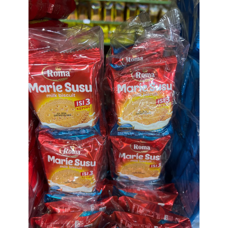 Jual ( 1 Renceng Isi 10pcs ) Roma Marie Susu 16,5 gr | Shopee Indonesia