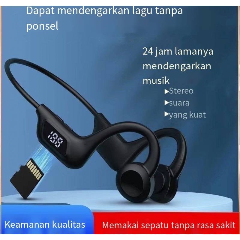 Jual handfree Headset Bluetooth running Konduksi Tulang Nirkabel ...