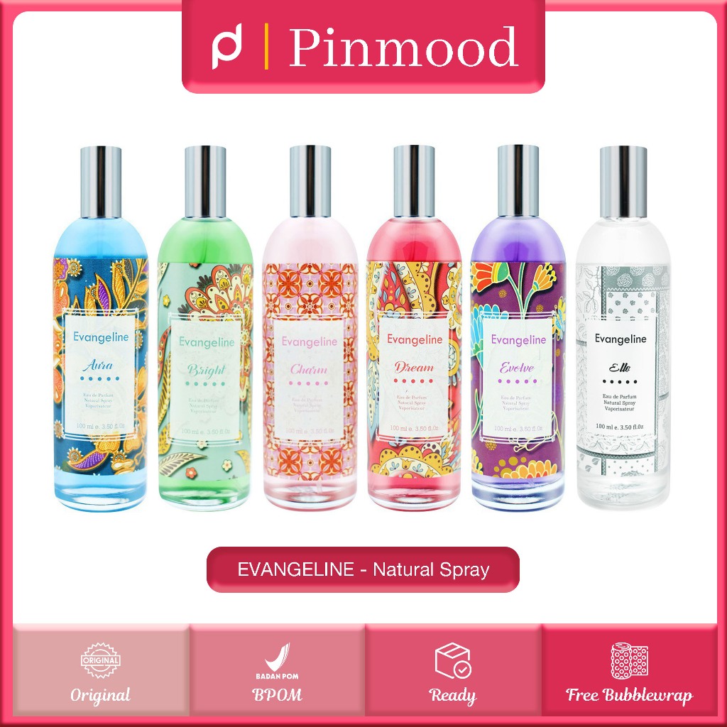 Jual EVANGELINE - EAU DE PARFUM NATURAL SPRAY ( 100 ml ) - Perfume Aura ...