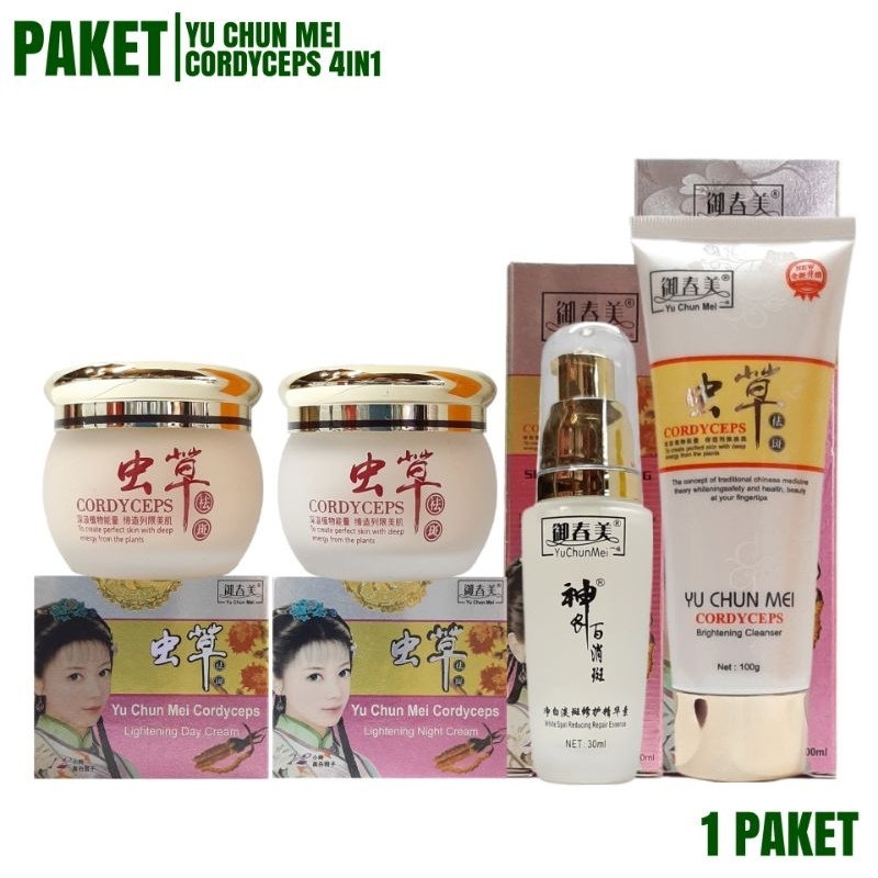 Jual Paket Yu Chun Mei Cordyceps Cream 4in1 BPOM | Shopee Indonesia