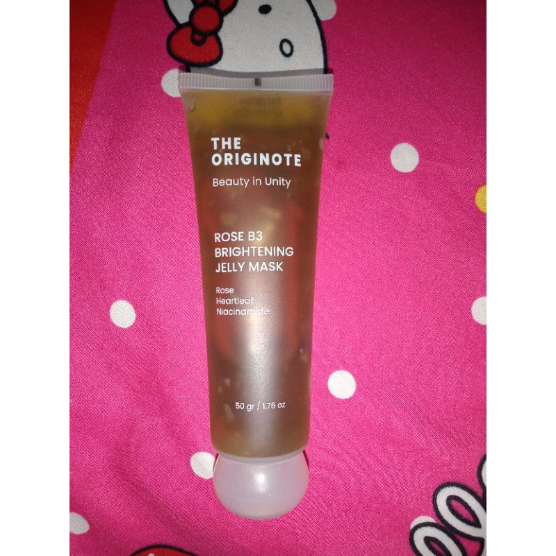 Jual PRELOVED SKINCARE (THE ORIGINOTE ROSE B3 BRIGHTENING JELLY MASK ...