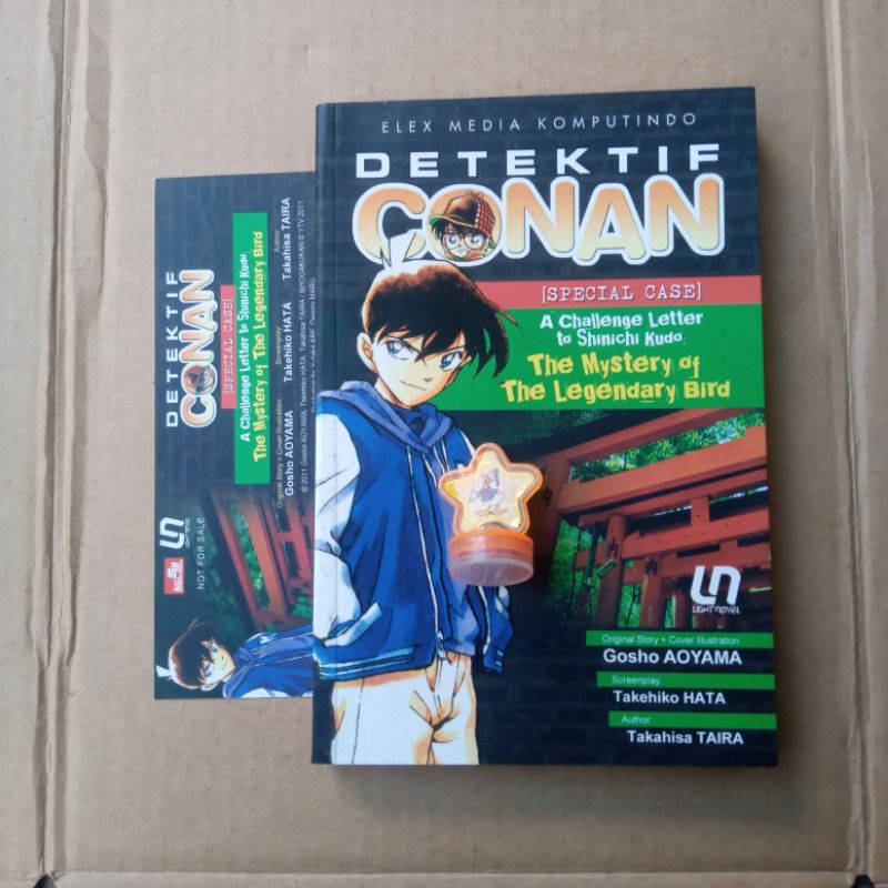 Jual (nonsegel) detektif conan a challenge letter to shinichi kudo the mystery of legendary bird ...