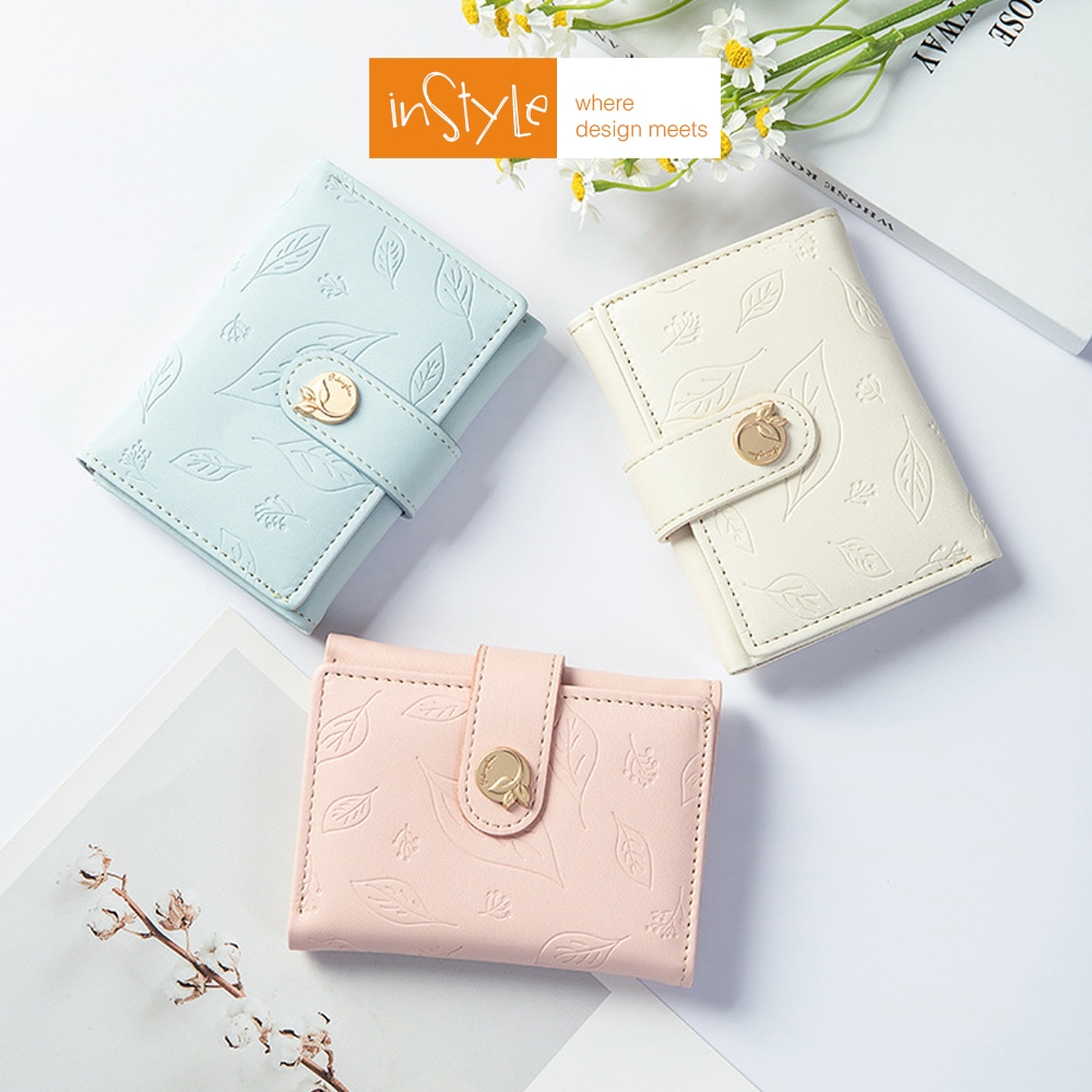 Jual Dompet Lipat Wallet Wanita PU Leather (D2-005-1111) | Shopee Indonesia