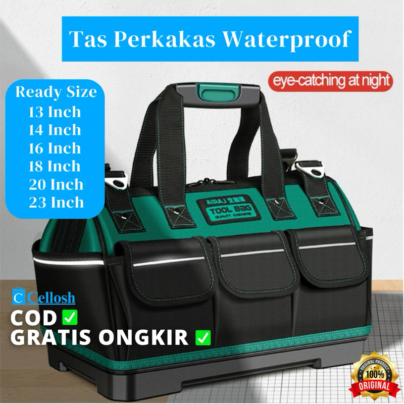 Jual Tas Perkakas Tukang Teknisi Bangunan Anti Air Tool Storage Bag ...