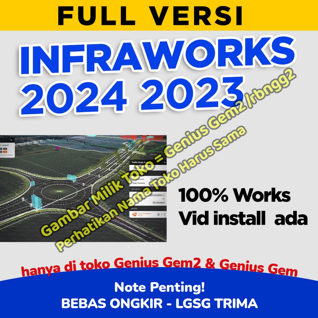 Jual Infraworks 2026 2025 2024 2023 WIN FULL | Shopee Indonesia