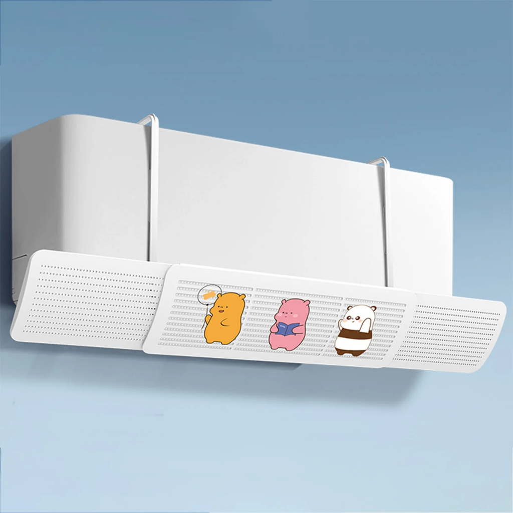 Jual Cover Angin AC Air Conditioner Wind Deflector Three Bear 89cm ...