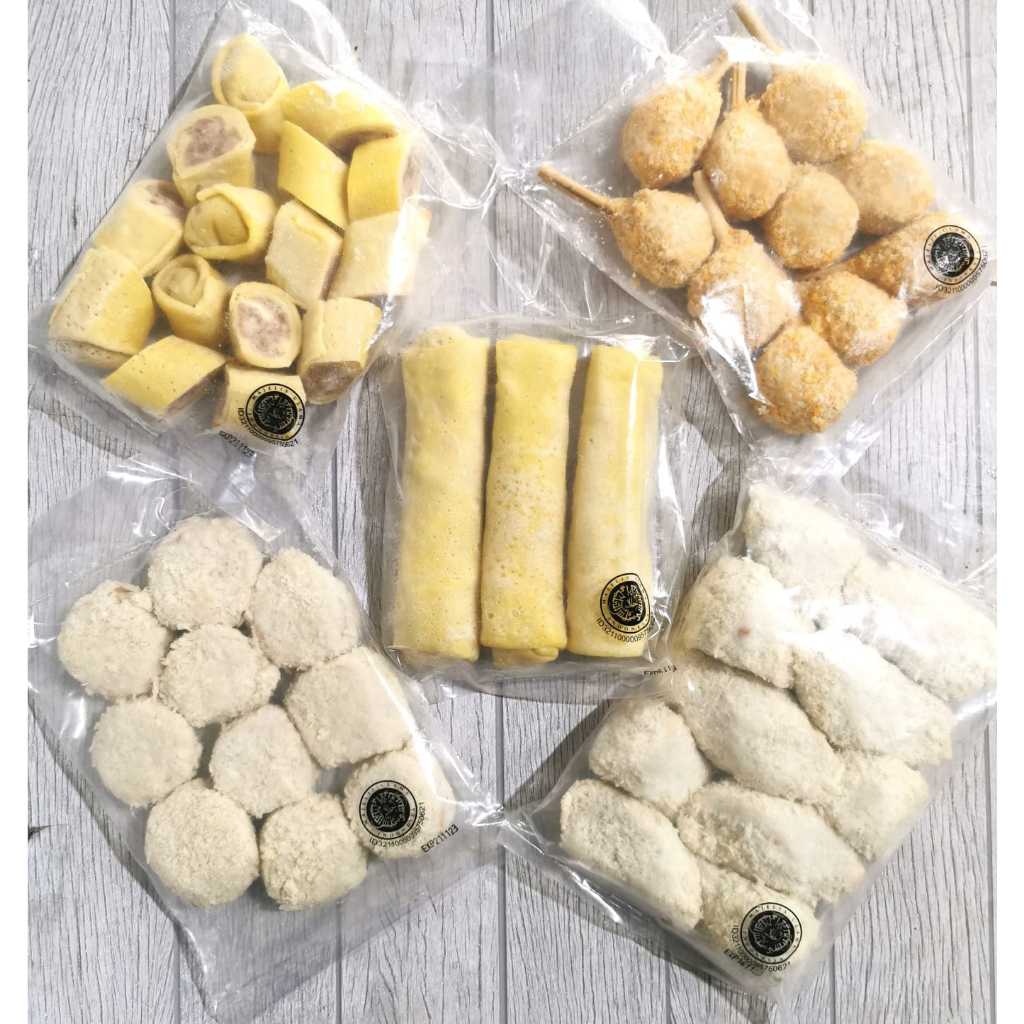 Jual Aneka Bento halal Frozen Food Tori Ball Kaki Naga Shrimp Roll Egg ...