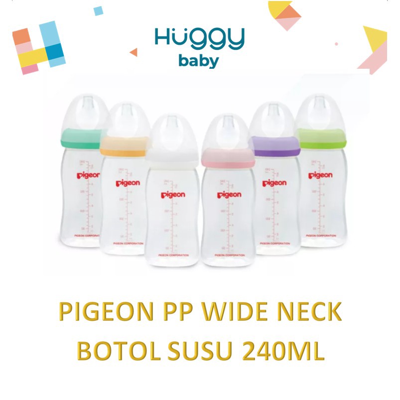Jual STAR BRANDS Pigeon Botol Susu SofTouch Peristaltic Plus Wide Neck 240ml buruan | Shopee ...