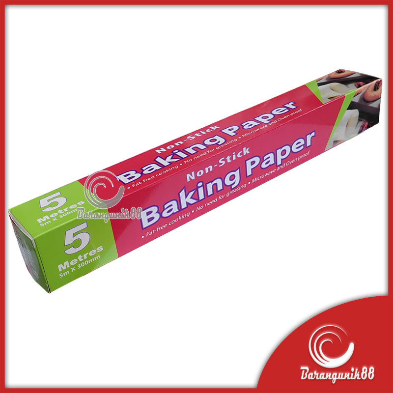 Jual Baking Paper / Kertas Roti Putih ukuran 30 Cm x 5 meter | Shopee ...