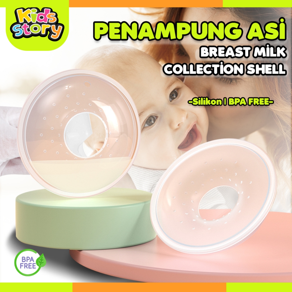 Jual Wadah Penampung Tetesan ASI Silikon Breast Milk Collection Shell ...