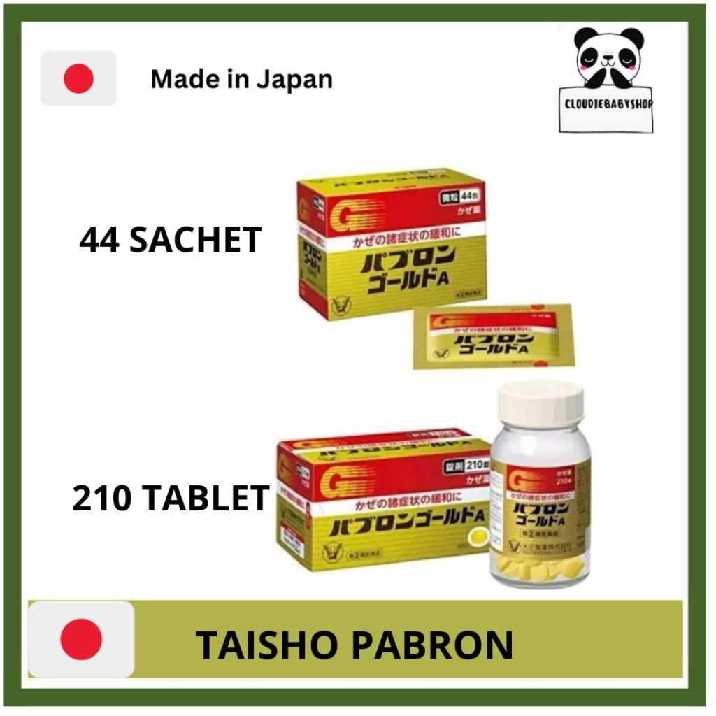 Jual Taisho Pabron Gold A 44 Sachet 210 Tabs / Obat demam flu Jepang ...