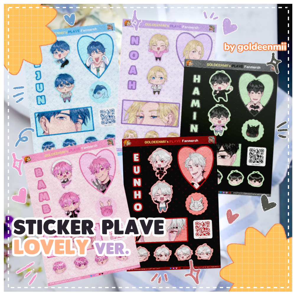 Jual [READY STOCK] PLAVE - Sticker Lovely PLAVE Sticker A6 Unofficial ...