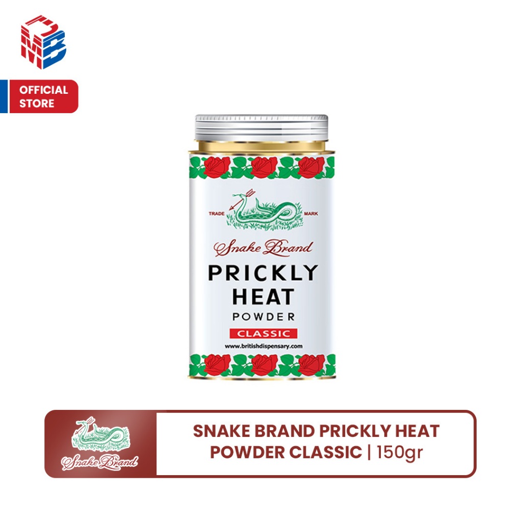 Jual SNAKE BRAND Prickly Heat Powder Classic 150 gr | Shopee Indonesia
