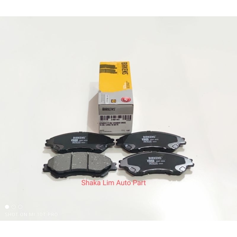 Jual BRAKE PAD FRONT Kampas Rem Depan Mitsubishi Xpander Cross Grand Livina L12 4605B949 BIRKENS ...