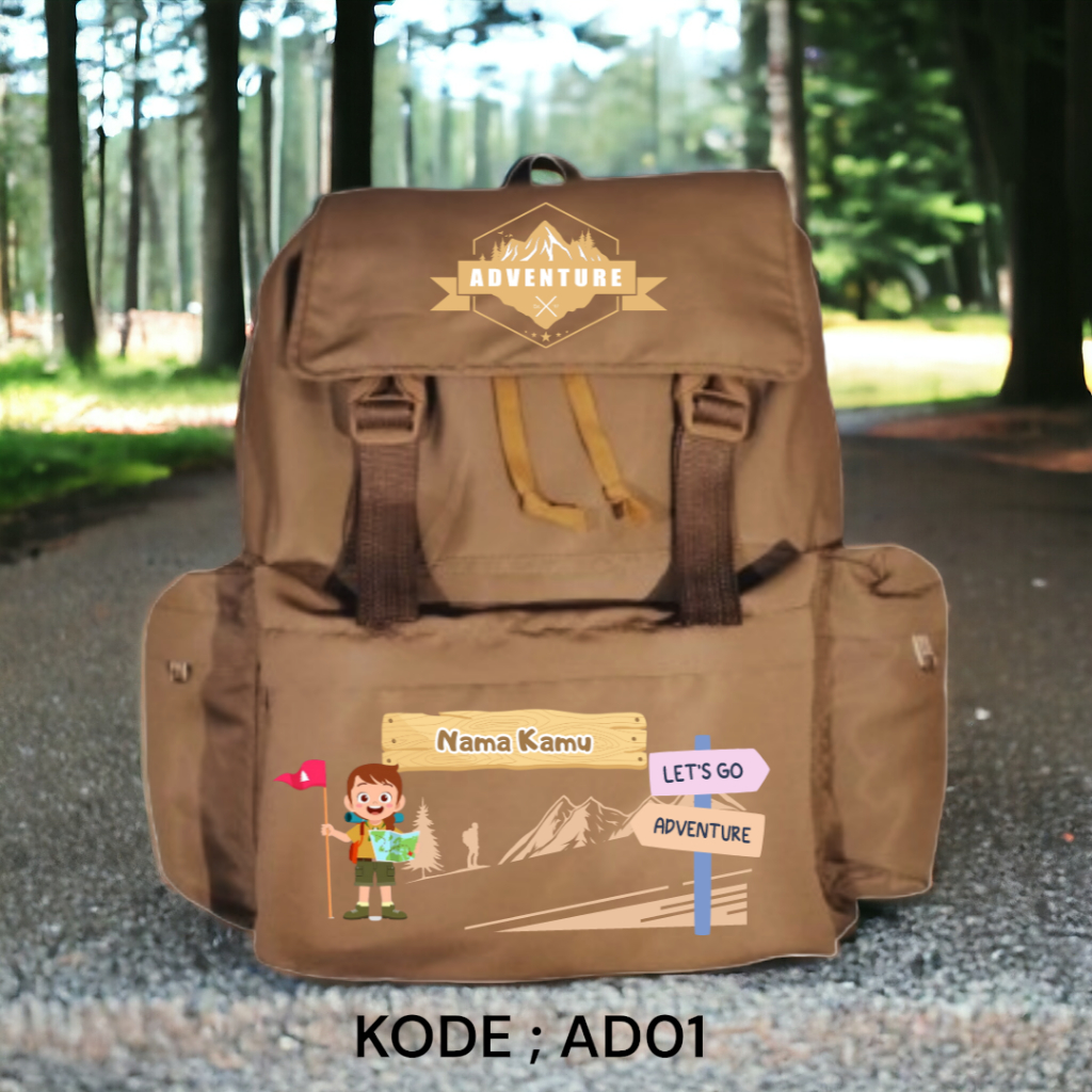 Jual TAS RANSEL BACKPACK SEKOLAH SERIE ADVENTURE / PETUALANGAN SHERINA ...