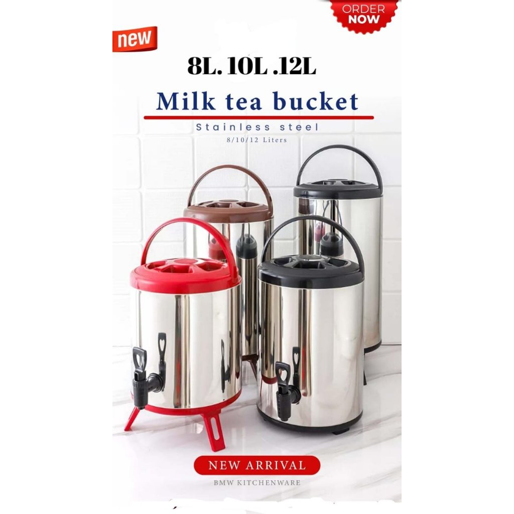 Jual Termos Air Panas 8 liter Dispenser Teh Kopi Water Jug Milk Tea Jar ...