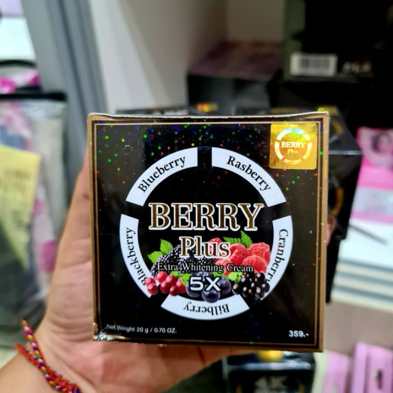 Jual 4k berry plus 5X extra whitening night cream original thailand ...
