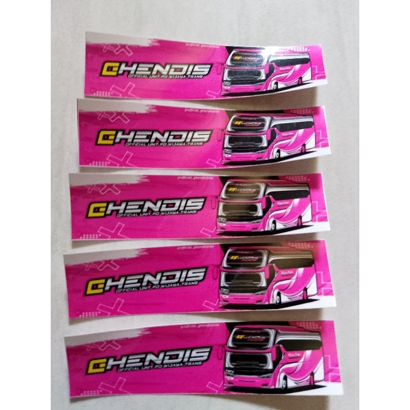 Jual stiker bus Wijaya trans | Shopee Indonesia