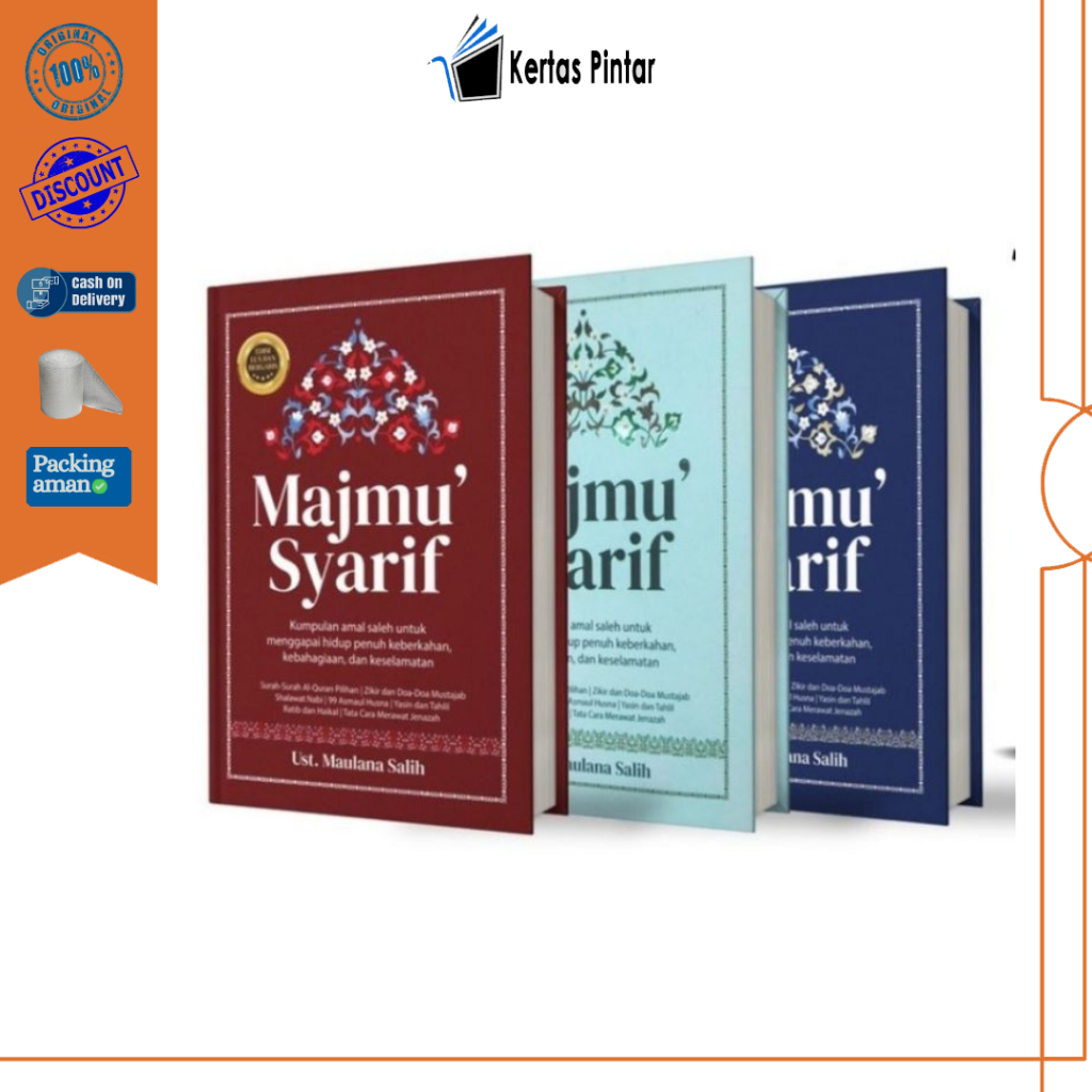 Jual Majmu Syarif Edisi LUX dan Bergaris Hard Cover - Ust Maulana Salih ...