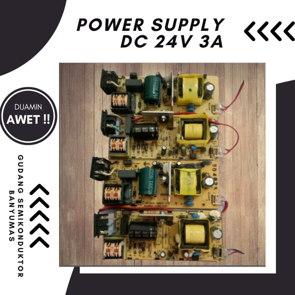 Jual POWER SUPPLY DC 24 VOLT 3 AMPER PSU 24V 3A ADAPTOR 24V 3 A SMPS 24V 3A | Shopee Indonesia