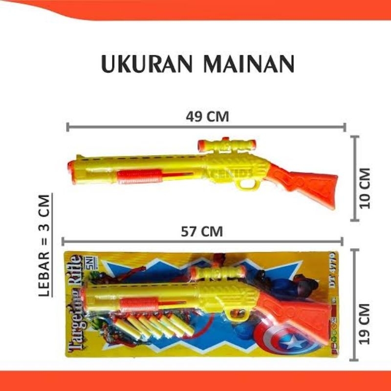 Jual ( BISA COD ) Mainan anak pistol pistol DT 4779 | Shopee Indonesia