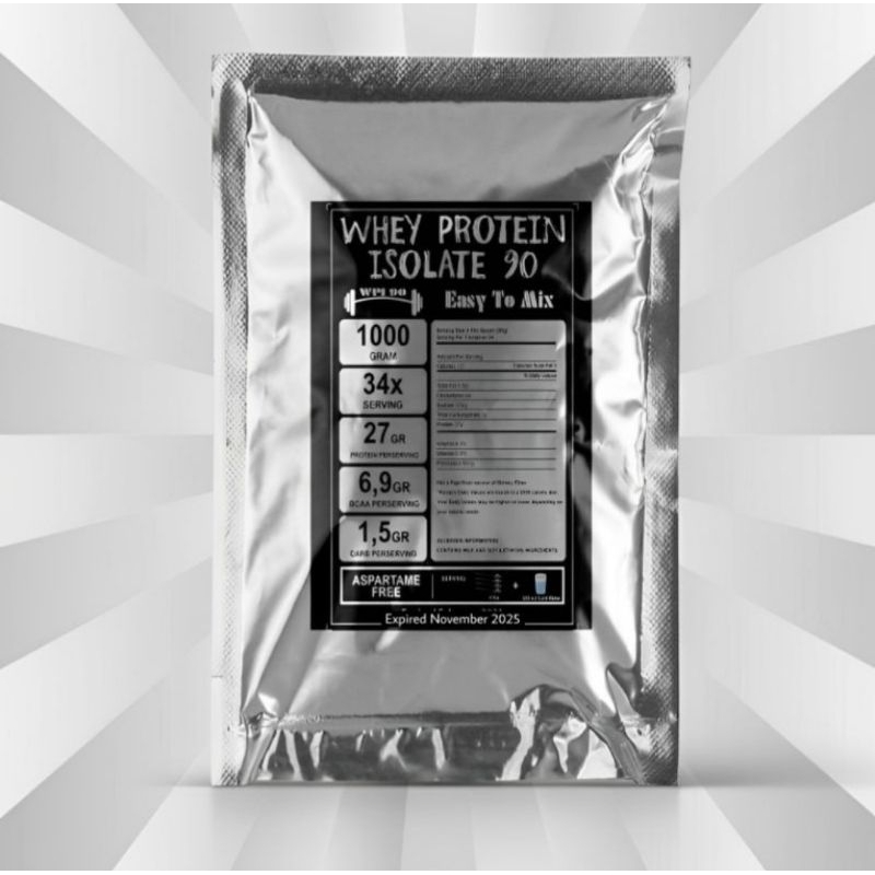 Jual c 1KG Beli 3 dapat bonus 1 bungkus WPI 90 Whey Protein Isolate 90 1KG / wpi susu protein ...