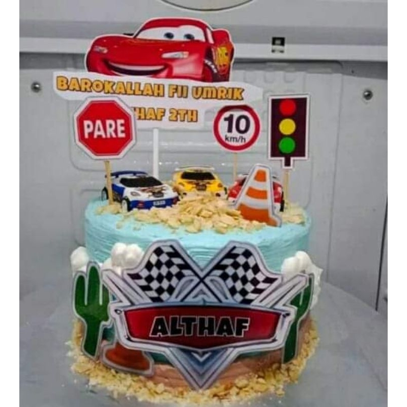 Jual cake tema hotwheels size 18cm | Shopee Indonesia