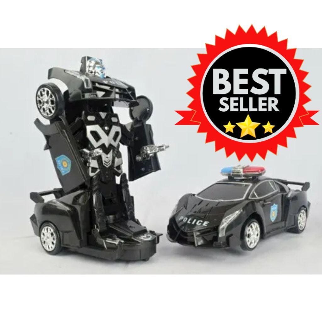 Jual Maina Robot Polisi Hitam Venom | Shopee Indonesia