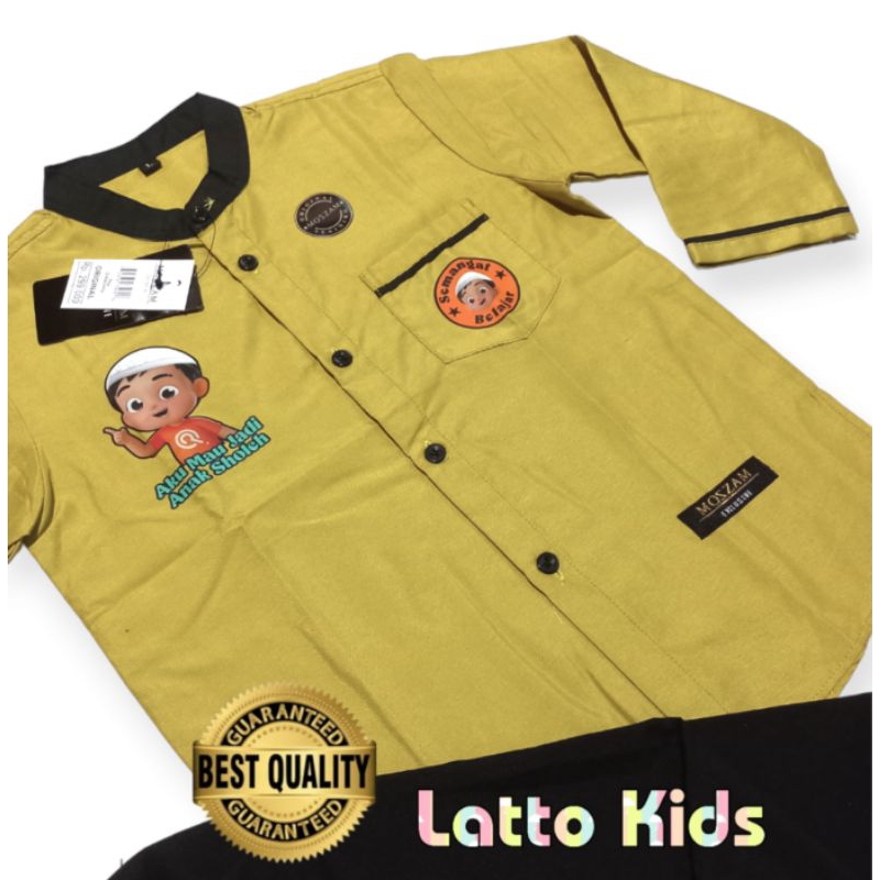Jual Latto Kids MOSZAM Koko Anak Lengan Panjang Setelan Umur 0 1 2 3 4 ...