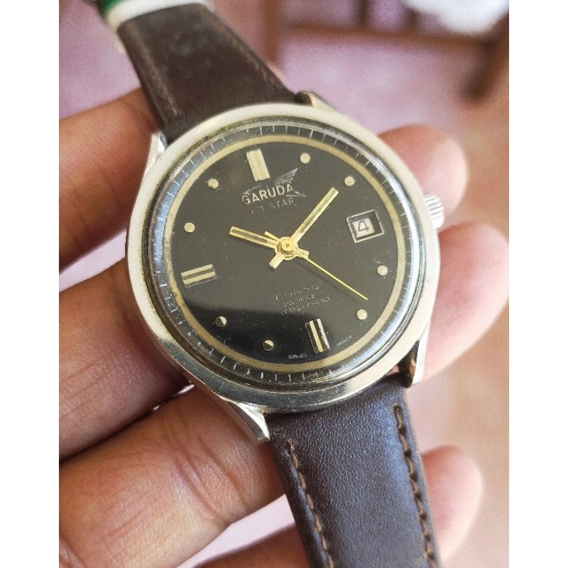 Jual Jam Tangan Garuda Jet Star Consul Manual Winding Swiss Vintage ...