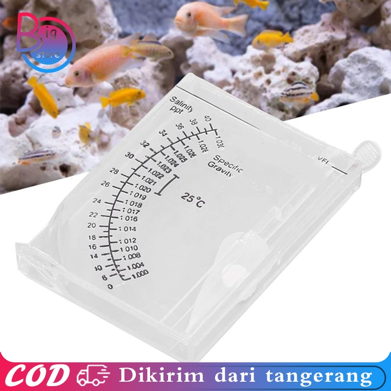 Jual Salinity Hydrometer Universal Salt Water Salinity Meter Alat Asin Laut Pengukur Kadar Garam ...
