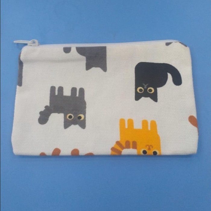 Jual Dompet Kain Lucu Motif Kucing - Souvenir | Shopee Indonesia