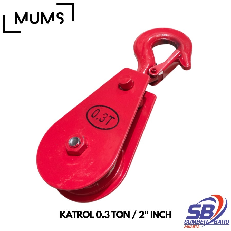 Jual Pulley Block Katrol Kapal Kerekan Sumur 0,3 Ton 0.3T 0,3T 300kg ...