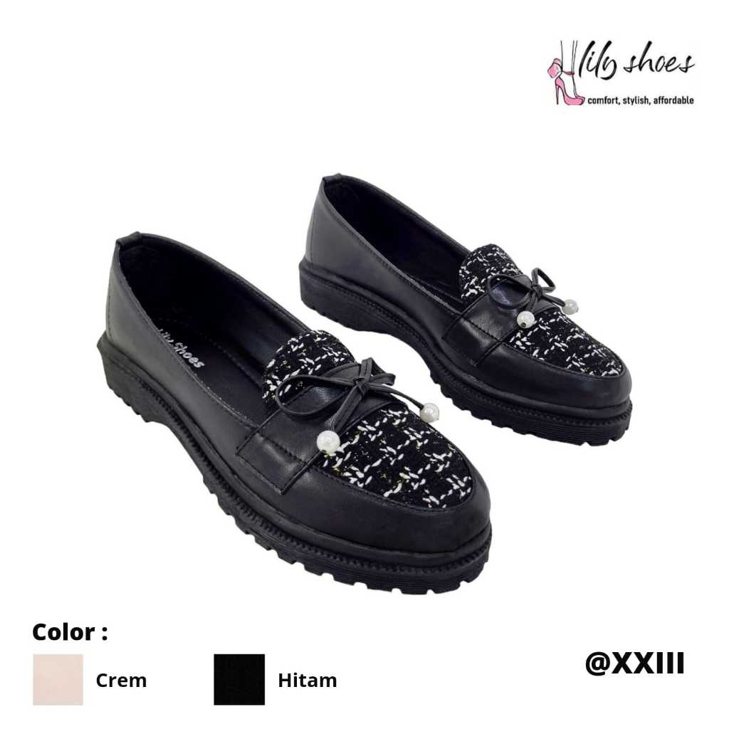 Jual LILY SHOES - Imelda Sepatu Wanita Loafer Docmar Korean Style ...